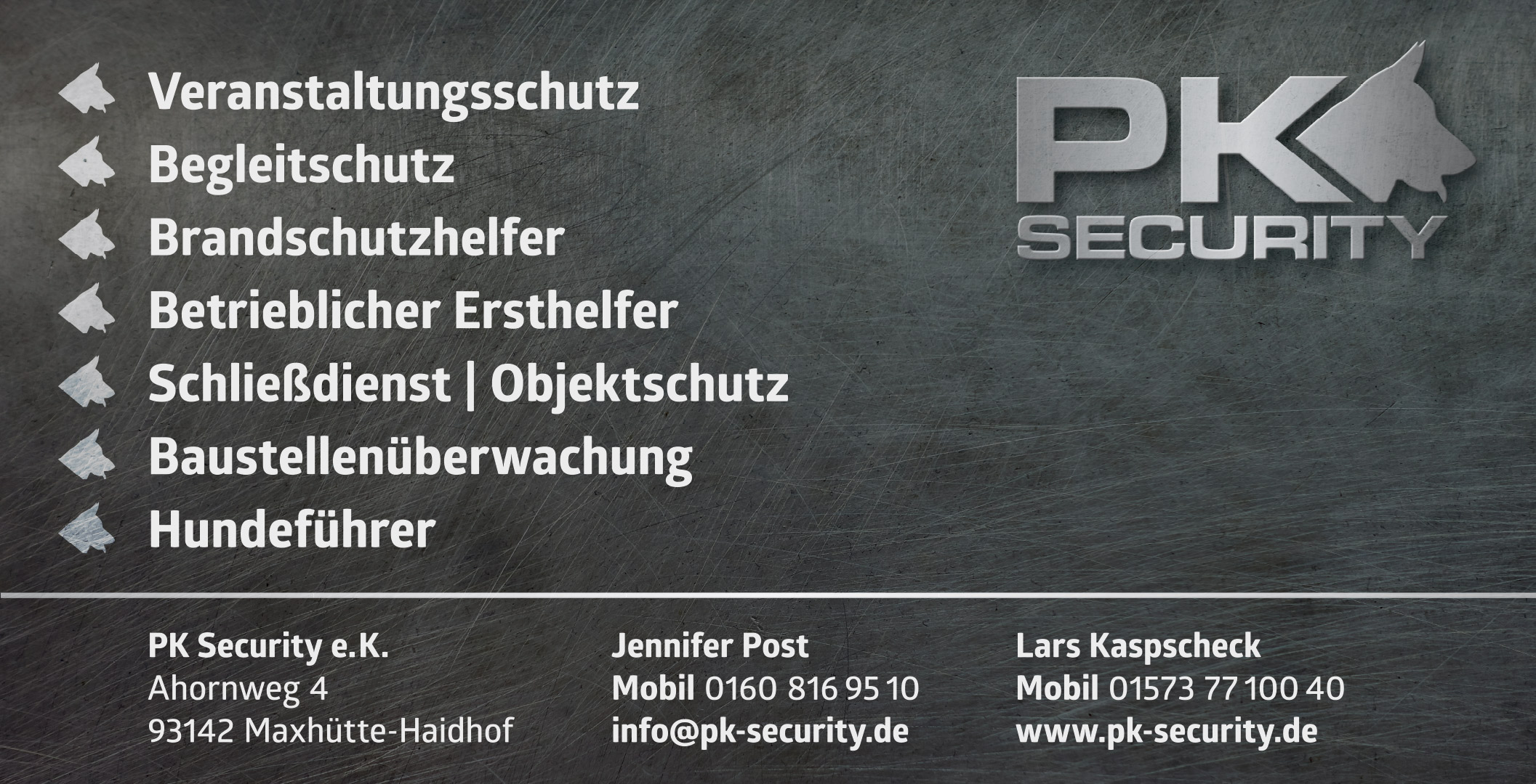 PK Security | Veranstaltungsschutz, Objektschutz, Begleitschutz ...